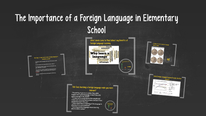 The Importance of a Foreign Language in Elementary School by Mary Ward ...