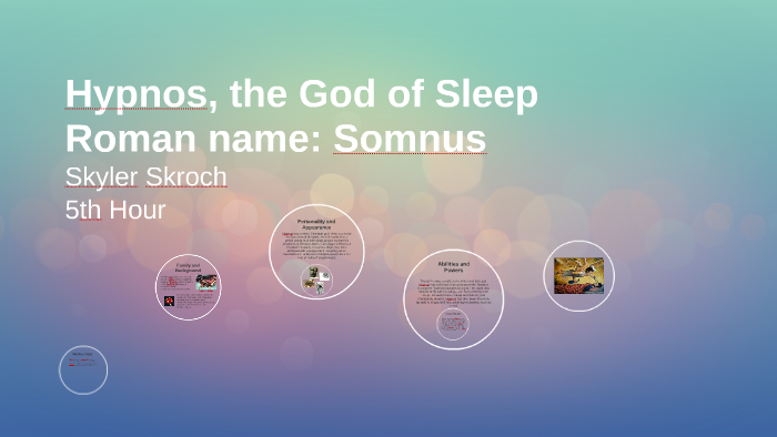 Hypnos, the God of Sleep by skyler s on Prezi