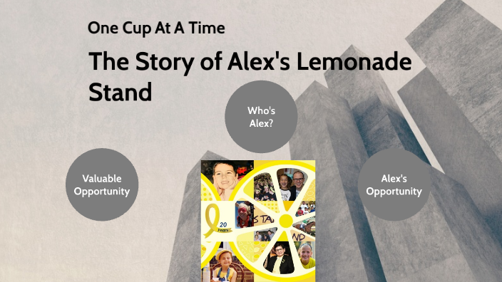 One Cup At A Time: The Story of Alex's Lemonade Stand by Angel Gonzalez ...