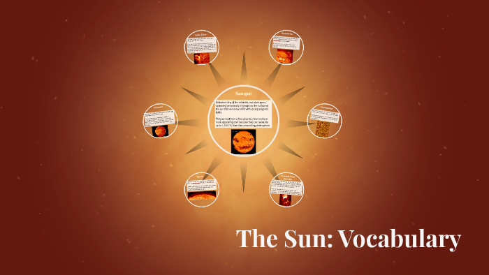 The Sun: Vocabulary by Taylor Thornton