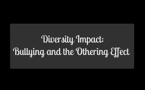 Diversity Impact: Bullying and the Othering Effect by Marilyn Horta on ...