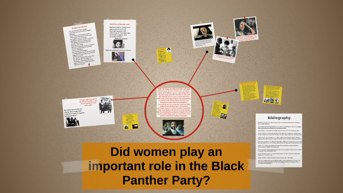 Did women play an important role in the Black Panther Party by Tiffany ...