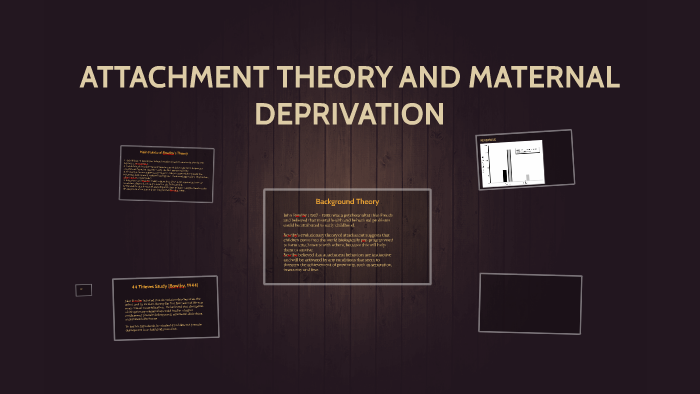 ATTACHMENT THEORY AND MATERNAL DEPRIVATION by mary galloway on Prezi