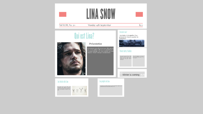 LINA SNOW by Lina Zeryouh on Prezi