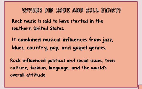 Evolution of Rock Music by Jennifer Lares on Prezi