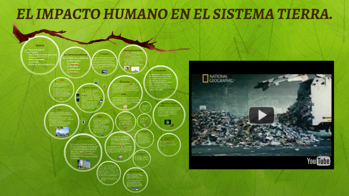 EL IMPACTO HUMANO EN EL SISTEMA TIERRA. by Sergio Rosales on Prezi
