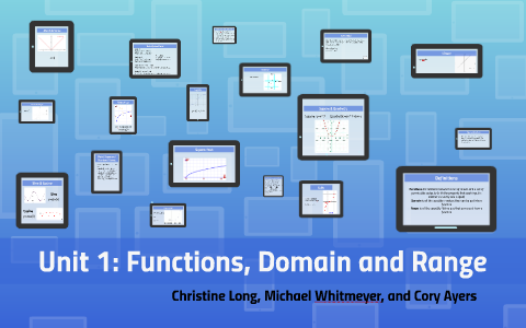 Unit 1: Functions, Domain and Range by Yep K