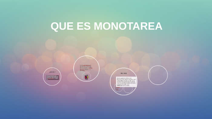 QUE ES MONOTAREA by Tatiana Garcia on Prezi