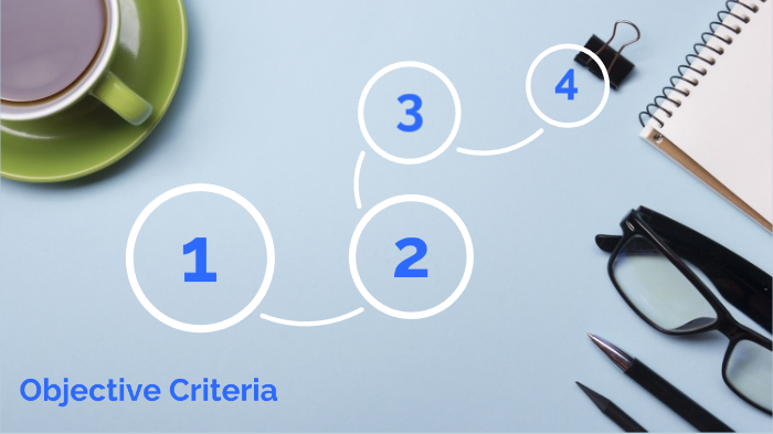 Insist on using Objective Criteria by Kyra Meijer on Prezi