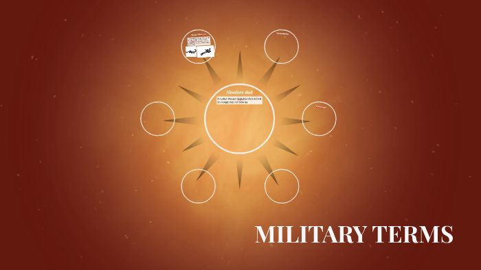MILITARY TERMS by PACMAN THE EATER OF WORLDS on Prezi