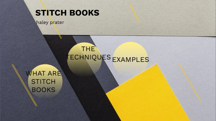 Stitch Book by Haley Prater on Prezi
