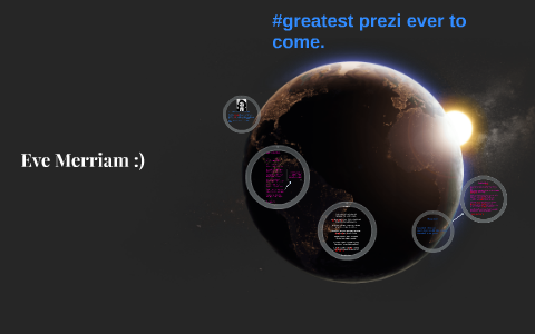 Eve Merriam was an American poet and writer. by on Prezi