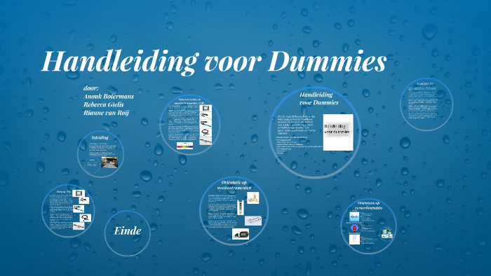 Handleiding voor Dummies by Rr .. on Prezi