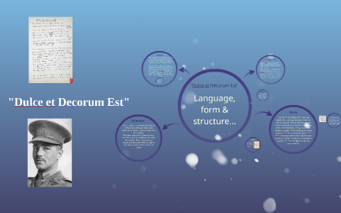 "Dulce et Decorum Est" by on Prezi
