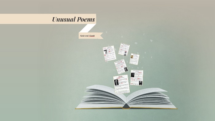 Unusual Poems by Niamh Ronson