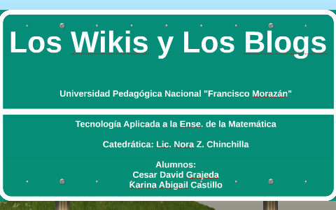 Los Wikis y Los Blogs by on Prezi