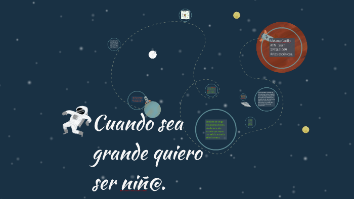Cuando sea grande quiero ser niño. by viviana carrillo on Prezi