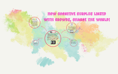 How cognitive Surplus linked with crowds, change the world by marc ...