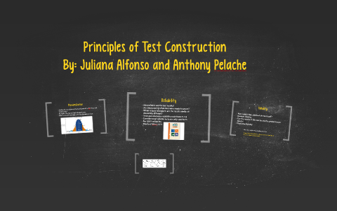 Principles of Test Construction by Anthony Pelache on Prezi