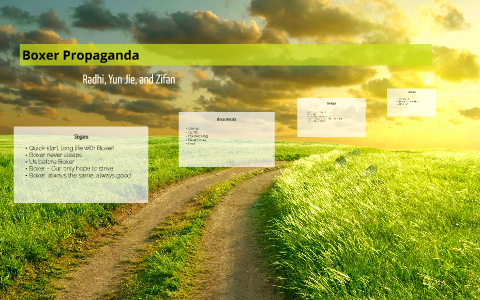 Boxer Propaganda by Radhi Sharma on Prezi