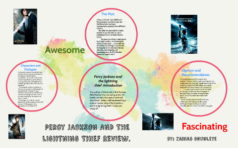 Percy Jackson and the lightning thief :Introduction by zainab ogunleye ...