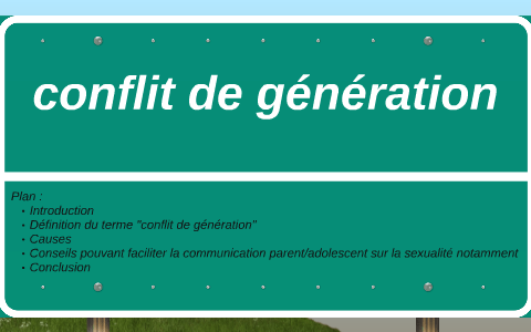 conflit de génération by Badr Biersac on Prezi