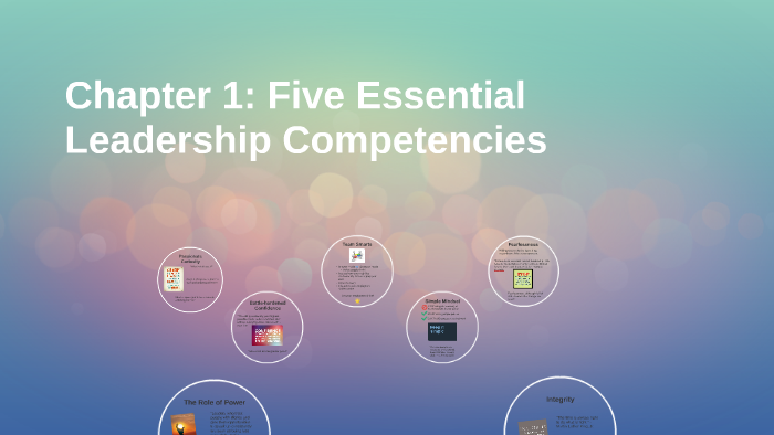 Chapter 1: Five Essential Leadership Competencies by Emily Goldberg on ...