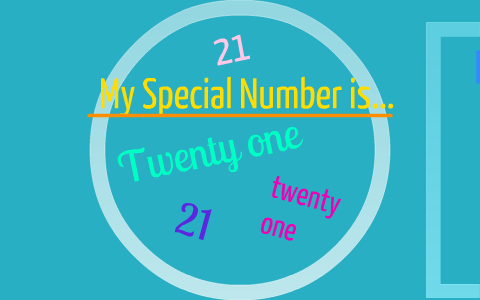 My Special Number Project by garielle markussen on Prezi