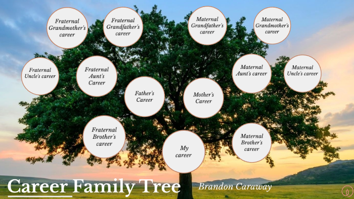 Career Family Tree by Brandon Caraway on Prezi