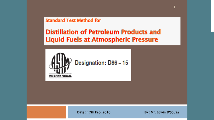 ASTM D86- Distillation by Rudy Resuma on Prezi