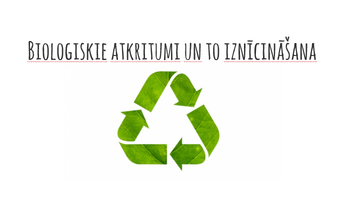 Bioloģiskie atkritumi un to iznīcināšana by Rūdolfs Ciukors on Prezi