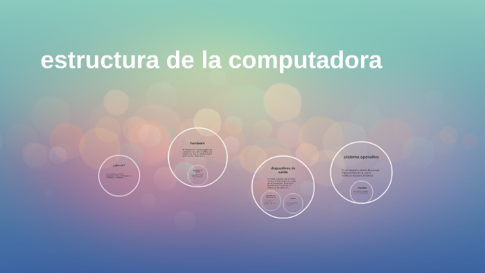 estructura de la computadora by valeria zapata on Prezi