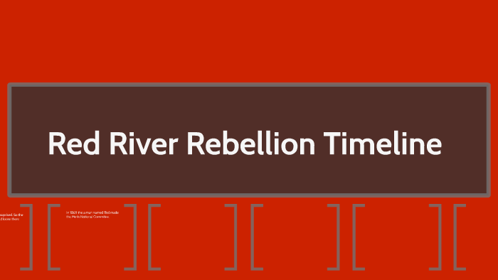 Red River Rebellion Timeline by Muzahim Abddullah on Prezi