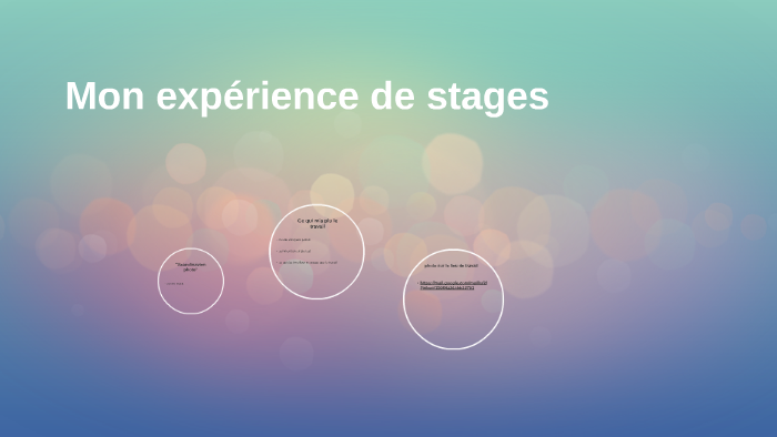 Mon expérience de stages by Muhammed Osman on Prezi