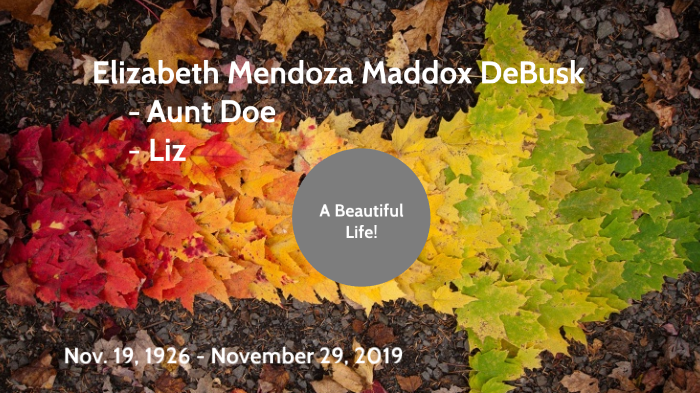 Elizabeth Mendoza DeBusk by Karrie Irwin on Prezi