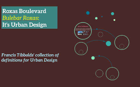 Francis Tibbalds' collection of definitions for Urban Design by Lee Lauron on Prezi