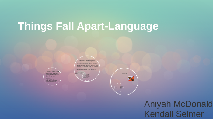 Things Fall Apart -Language by on Prezi