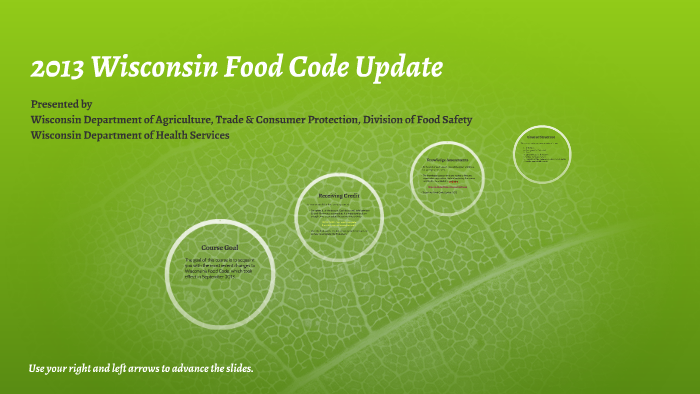 Overview: 2013 WI Food Code Update by Raechelle Cline on Prezi