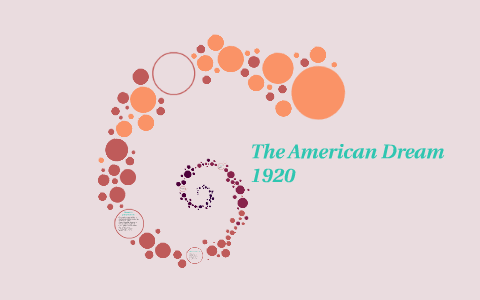 The American Dream 1920. by 234 234 on Prezi