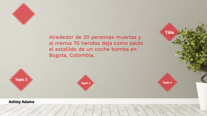 Articulo Periodístico de Colombia by Ashley Adame on Prezi