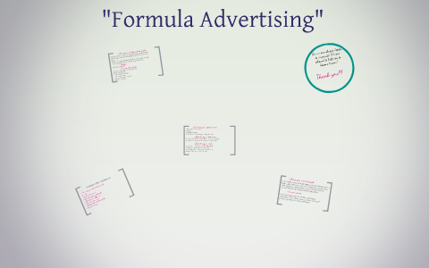 "Formula Advertising" by Кристина Шереметьева on Prezi
