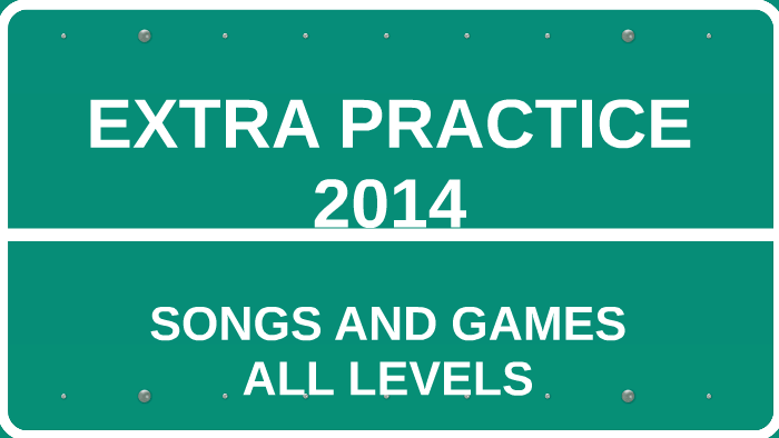 Extra Practice - 2014 by on Prezi