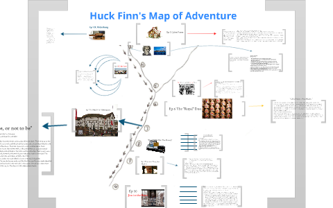 Huck Finn Adventure Map