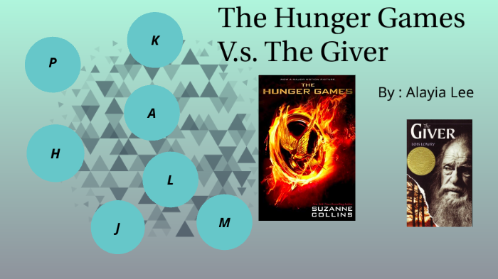 The giver Vs The Hunger Games by ALAYIA LEE on Prezi