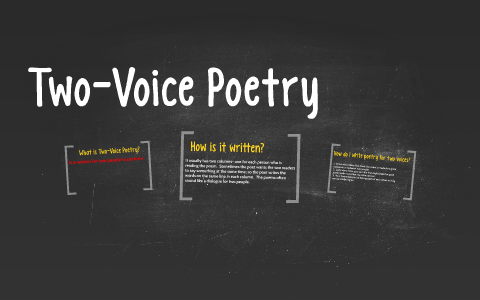 Two-Voice Poetry by on Prezi