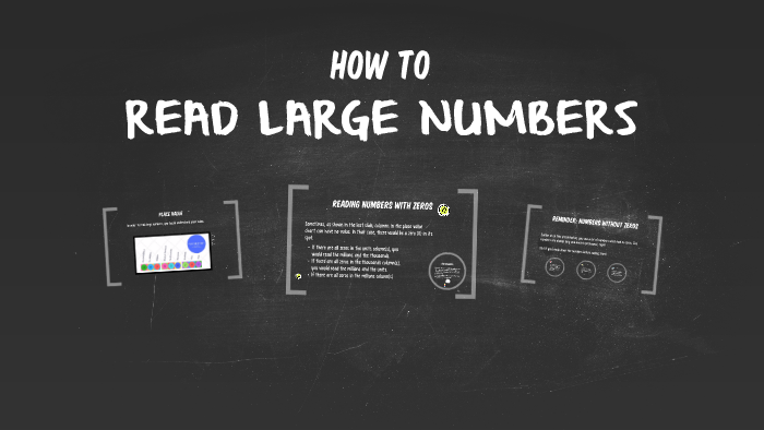 How to Read Large Numbers by Yuki Akiyama on Prezi