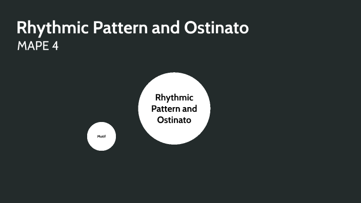 Rhythmic Pattern and Ostinato by Mardino Nuesca on Prezi