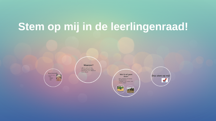 Stem op mij in de leerlingenraad! by Ella-Marie van Vijfeijken on Prezi