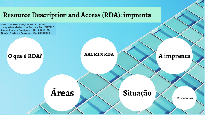 Resource Description and Access by Luana Sedano on Prezi