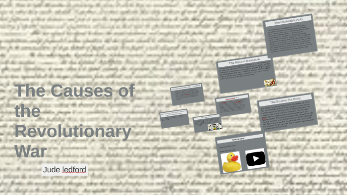 Causes of the Revolutionary War by Kerri Lawson on Prezi